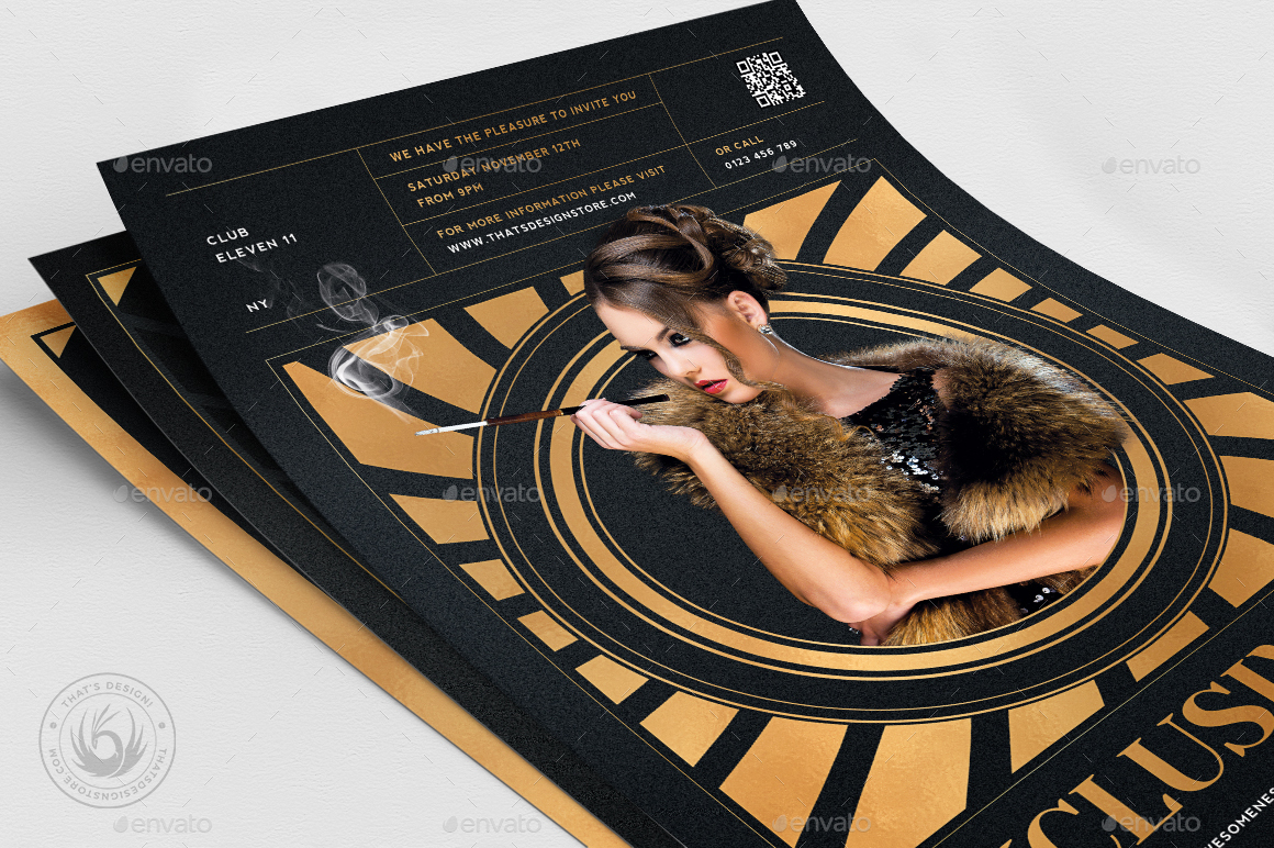 Exclusive Party Flyer Bundle, Print Templates | GraphicRiver