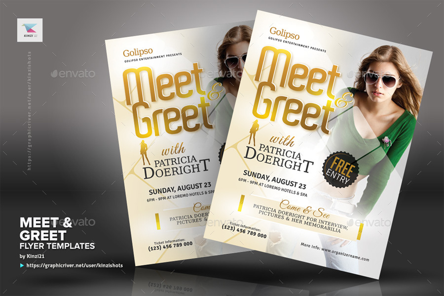 Meet & Greet Flyer Templates, Print Templates | GraphicRiver