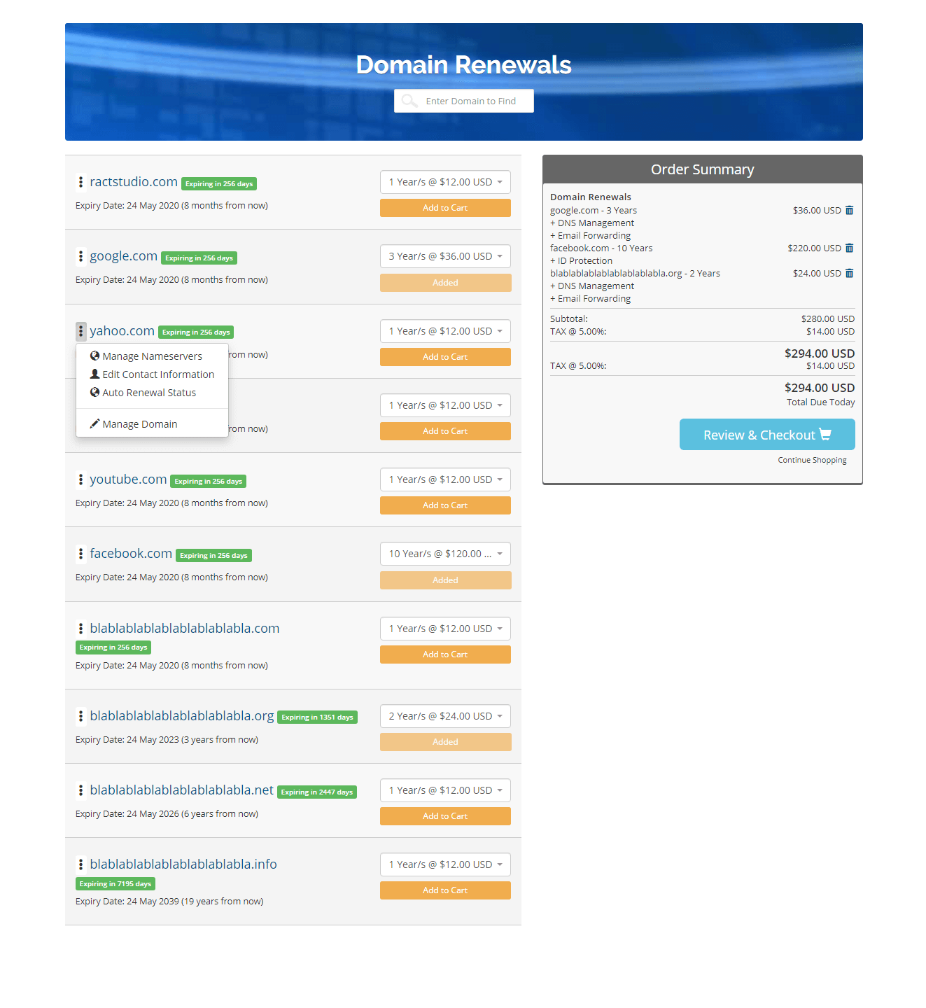 Advanced Hosting Cart - WHMCS Order Form Template - One Page Review ...