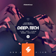 Deep Tech vol.2 - Electronic Music Album Cover Template, Web Elements