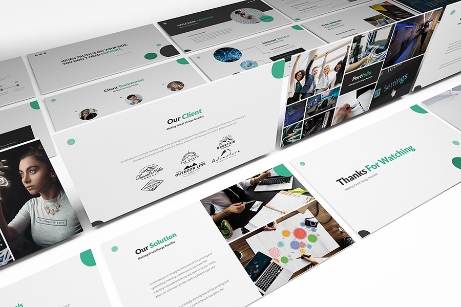 ISP Powerpoint Presentation Template, Presentation Templates | GraphicRiver