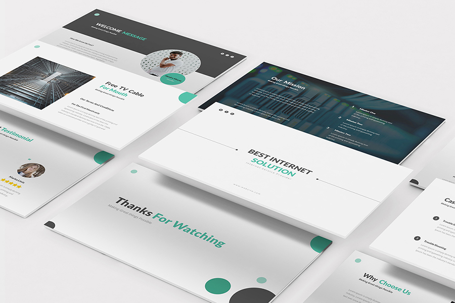 ISP Powerpoint Presentation Template, Presentation Templates | GraphicRiver