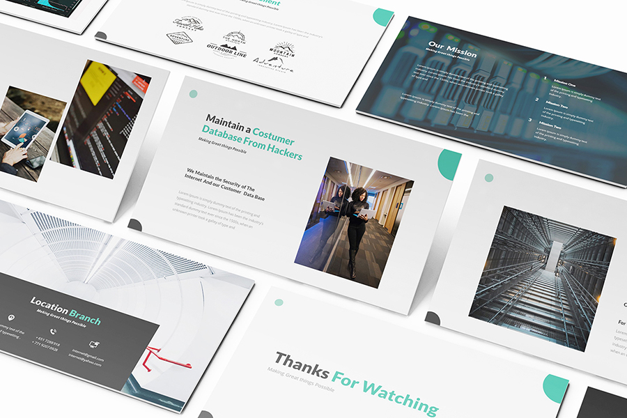 ISP Powerpoint Presentation Template, Presentation Templates | GraphicRiver
