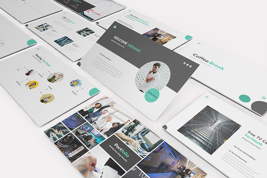 ISP Powerpoint Presentation Template, Presentation Templates | GraphicRiver