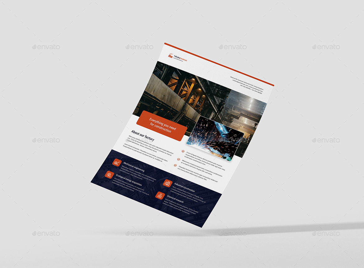 Flyer – Factory, Print Templates | GraphicRiver