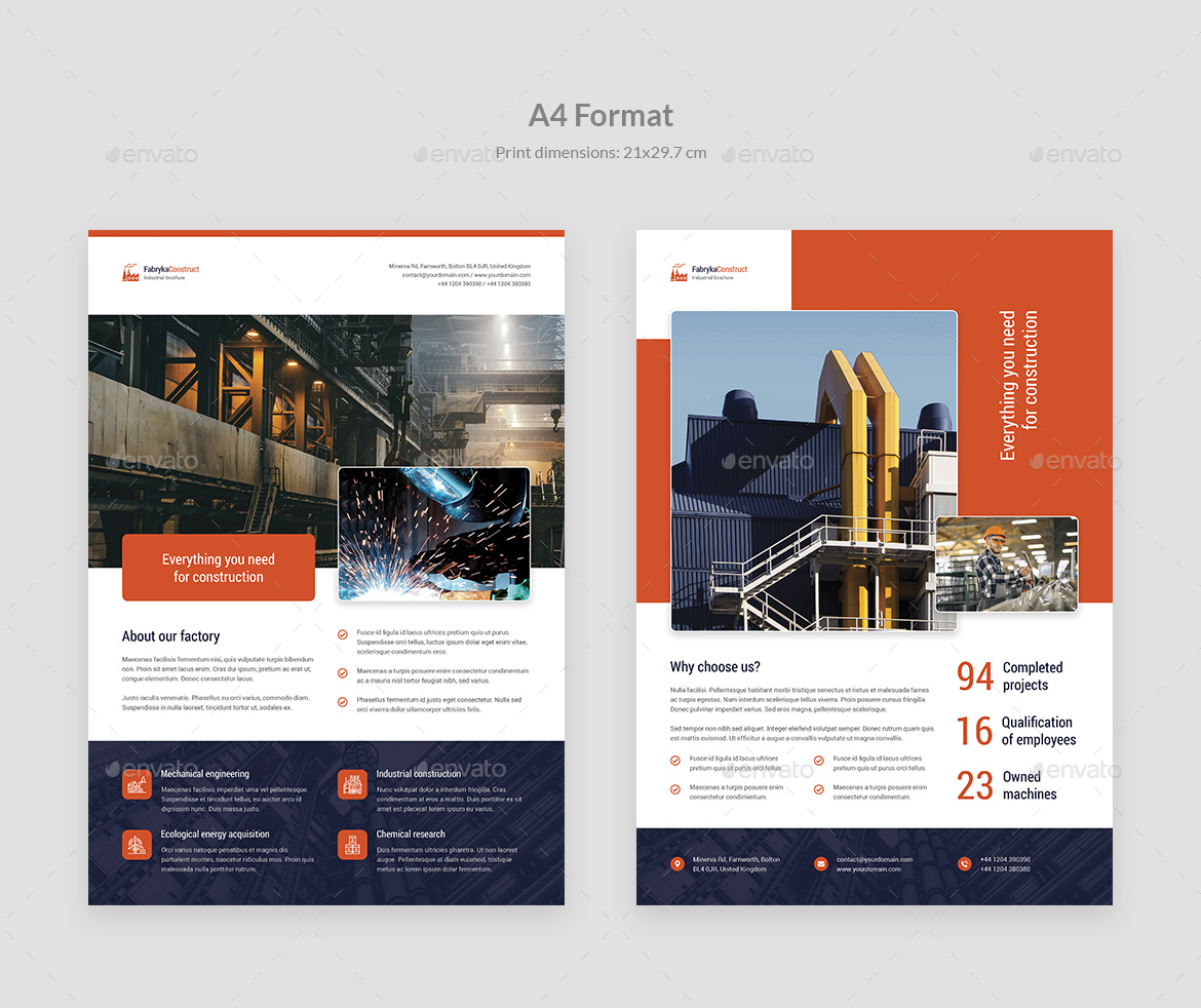 Flyer – Factory, Print Templates | GraphicRiver