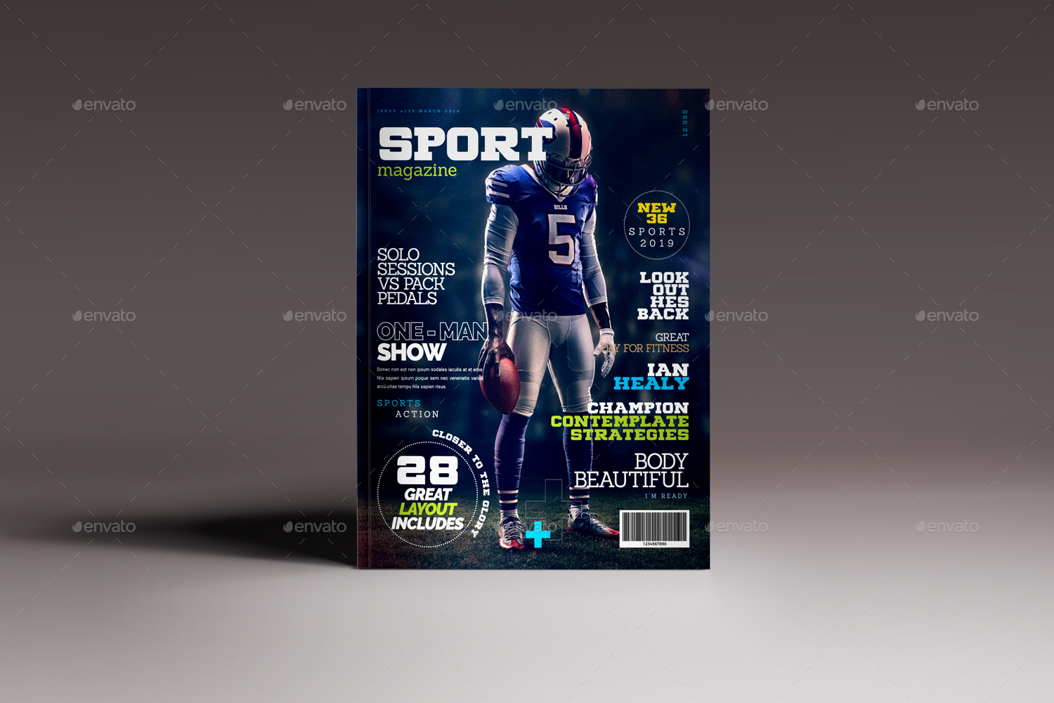 Sport Magazine, Print Templates | GraphicRiver