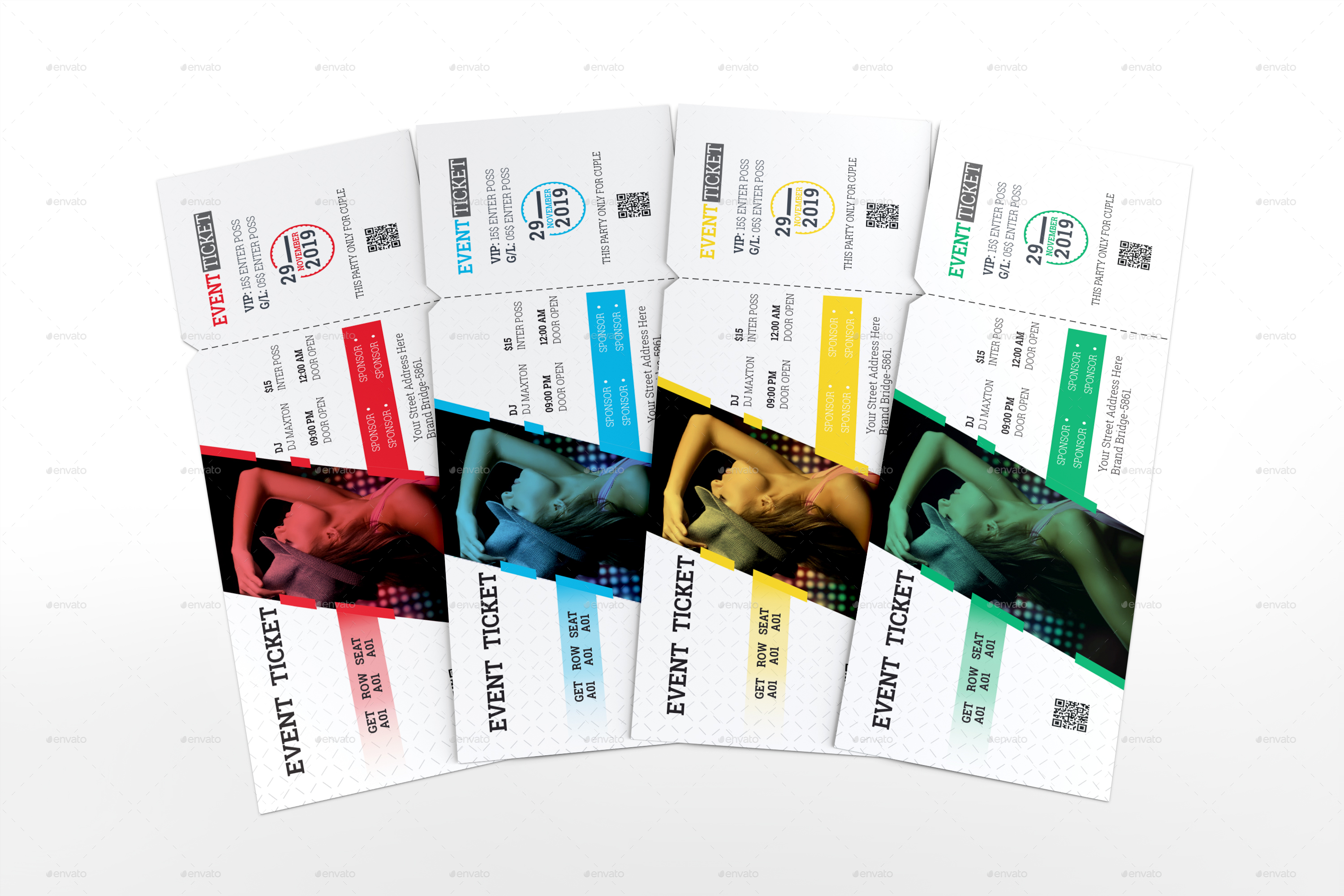 Event Ticket, Print Templates | GraphicRiver