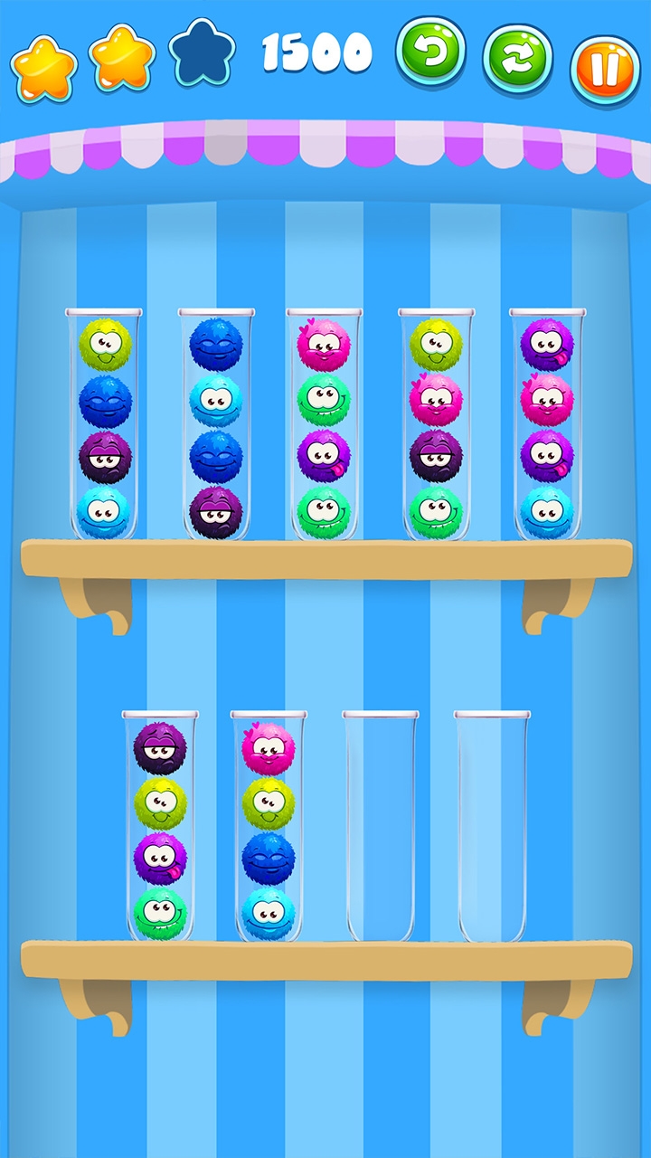 Fluffy Ball -Stack Puzzle Game [Android] by milanitaliya | CodeCanyon