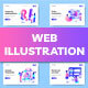 Website Pages Illustration for Landing Pages, Web Elements | GraphicRiver
