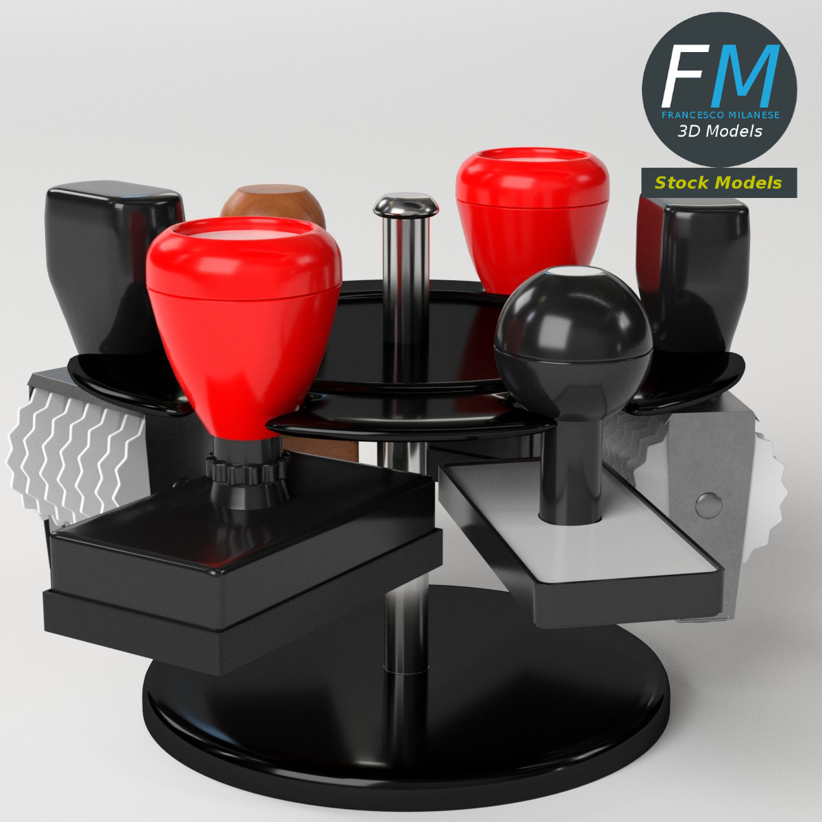 Rubber stamp rack by FrancescoMilanese85 | 3DOcean