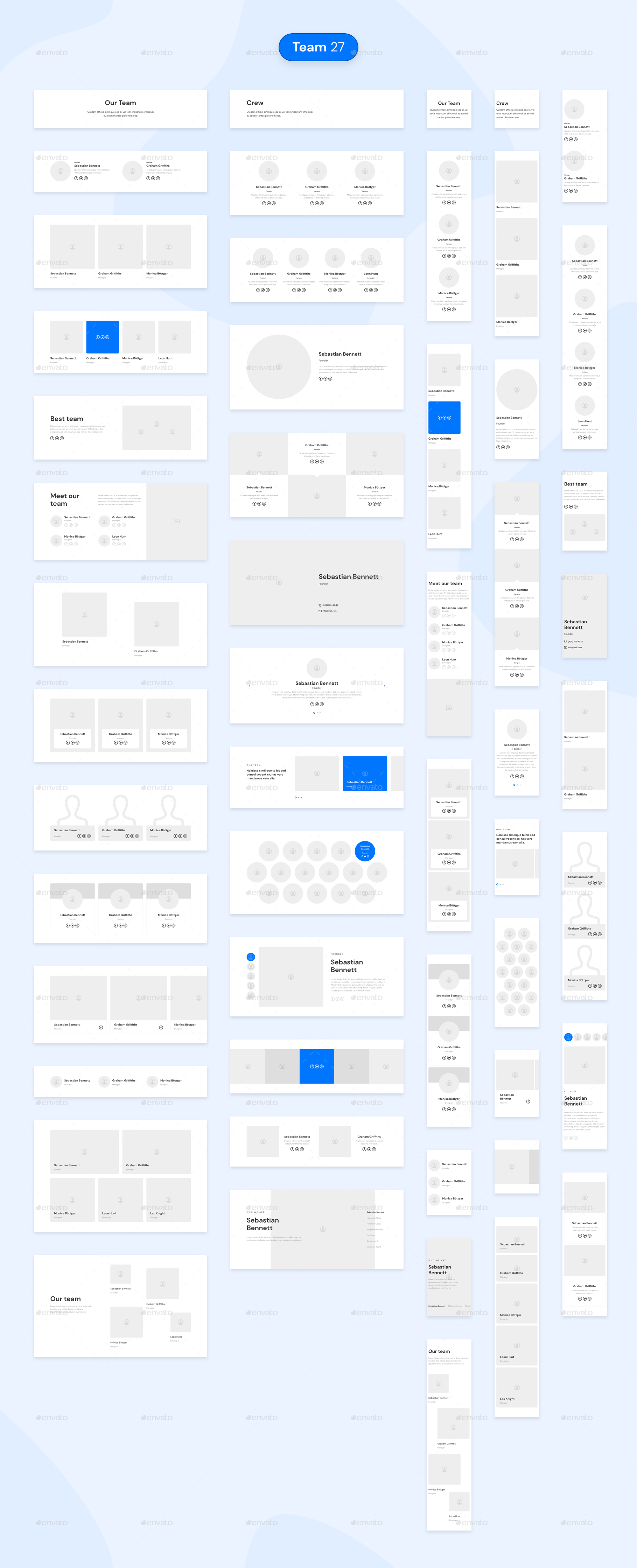 DOB – Desktop & Mobile Wireframe Web UI Kit, Web Elements | GraphicRiver