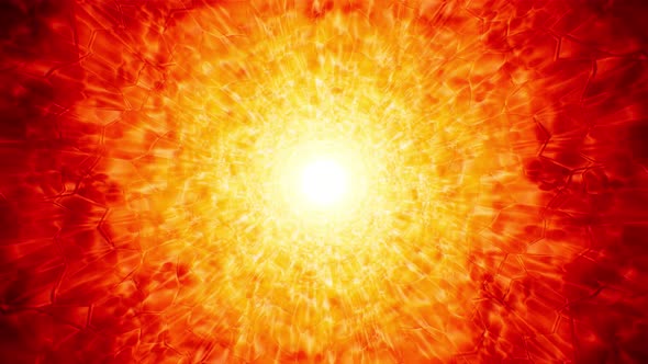 Glossy Solar Flare Fire Background Loop 4K, Motion Graphics | VideoHive