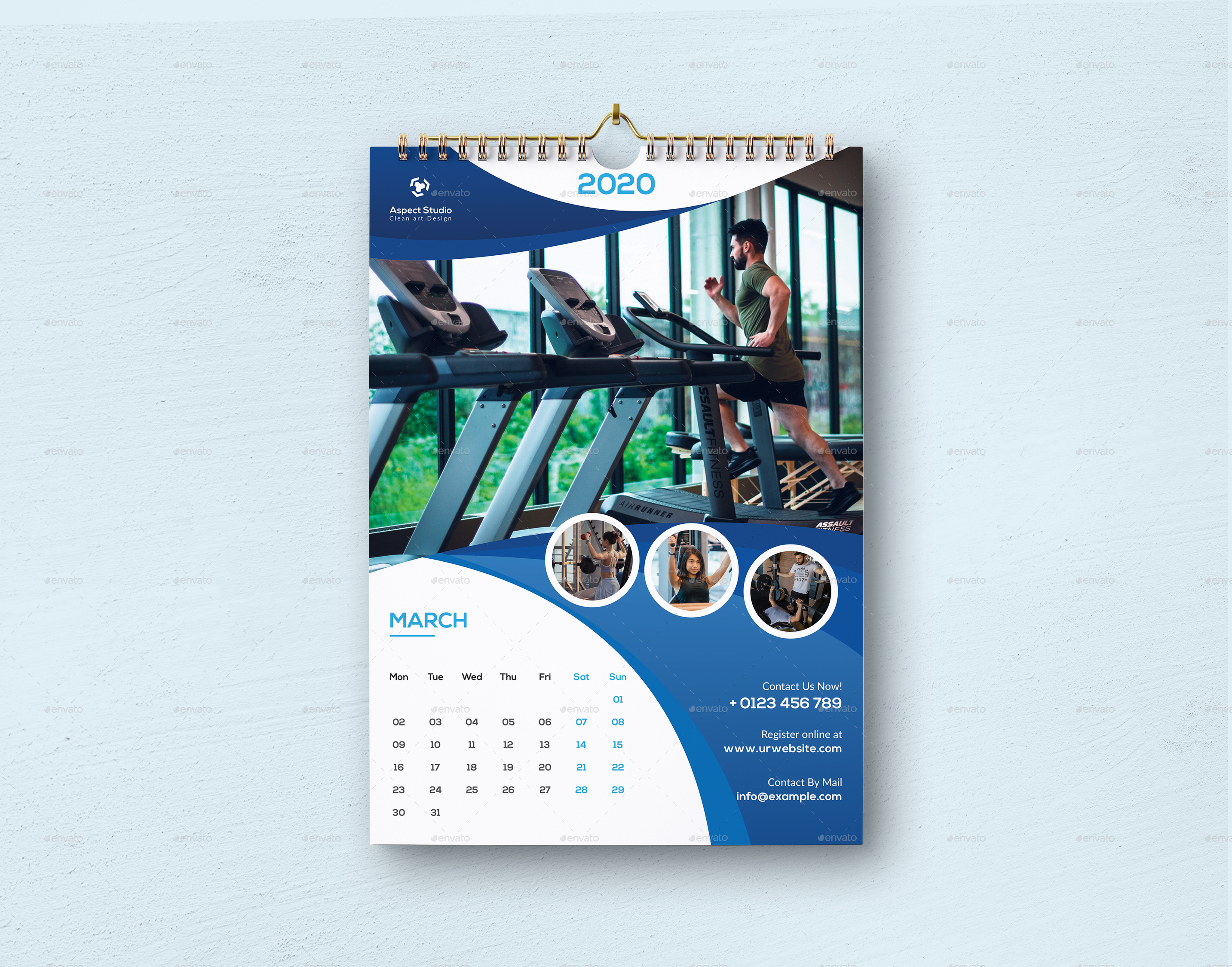 Creative Wall Calendar 2020, Print Templates | GraphicRiver