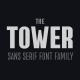 the Tower. Sans Serif font family, Fonts | GraphicRiver