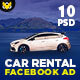 Car Rental Facebook AD Banner, Web Elements | GraphicRiver