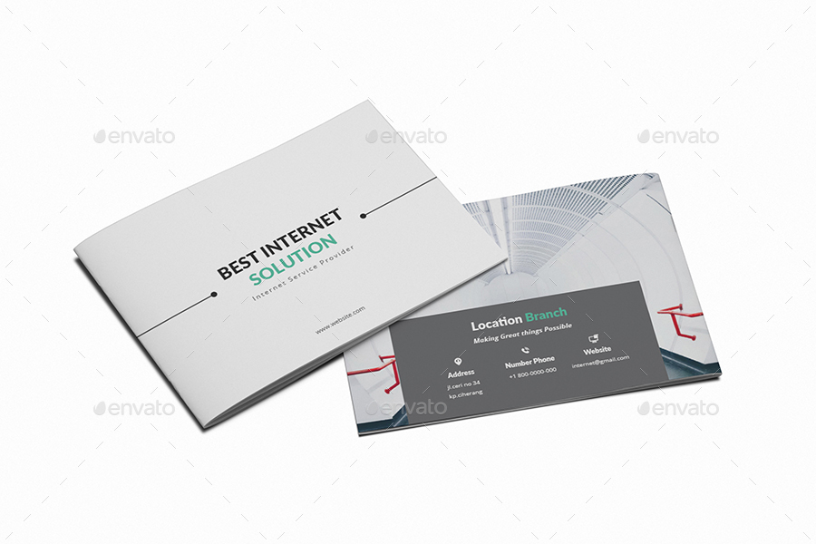ISP A5 Brochure Template, Print Templates | GraphicRiver
