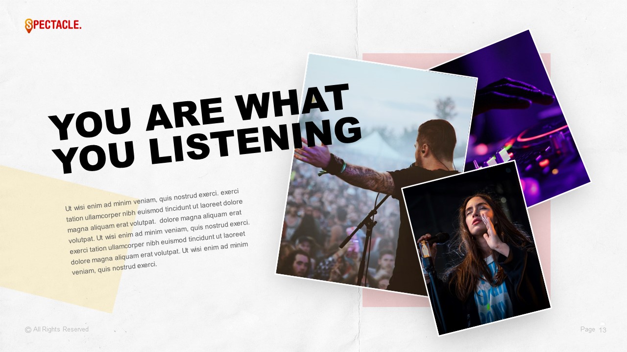 Spectacle - Music Event Keynote Template, Presentation Templates ...