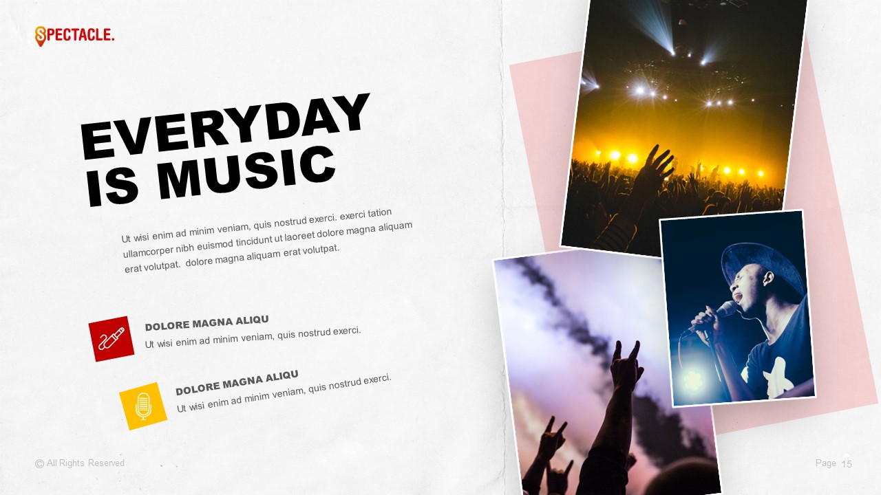 Spectacle - Music Event Keynote Template, Presentation Templates ...