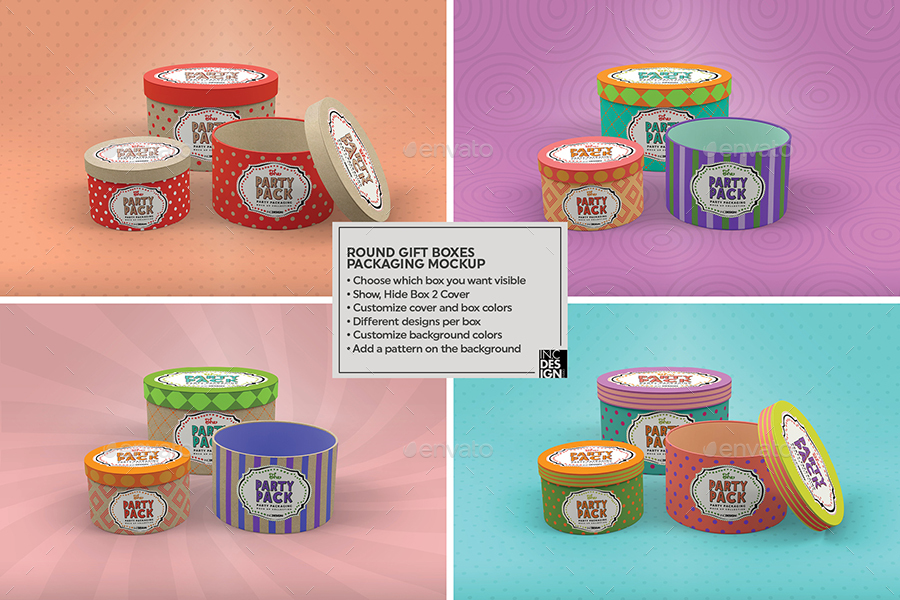 The Party Pack Packaging Mock Ups 6, Graphics | GraphicRiver