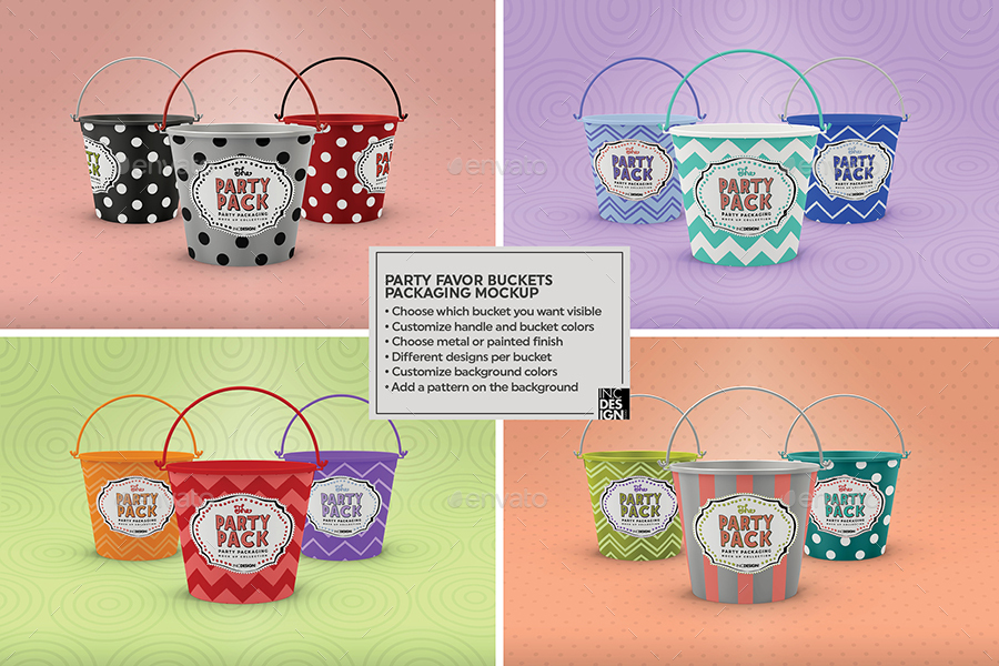 The Party Pack Packaging Mock Ups 6, Graphics | GraphicRiver