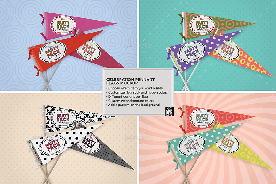 The Party Pack Packaging Mock Ups 6, Graphics | GraphicRiver