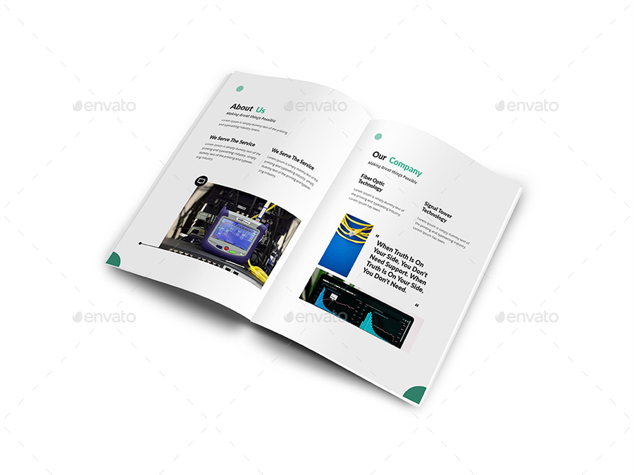 ISP A4 Brochure Template, Print Templates | GraphicRiver