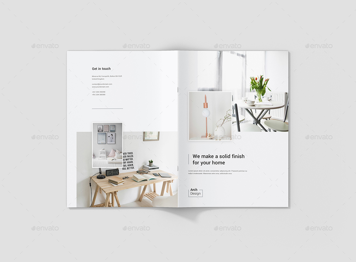 Architectural Studio Portfolio, Print Templates | GraphicRiver