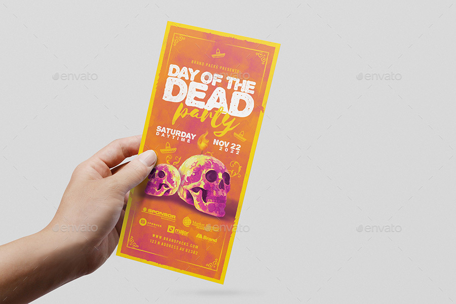 Day of The Dead Flyer, Print Templates | GraphicRiver