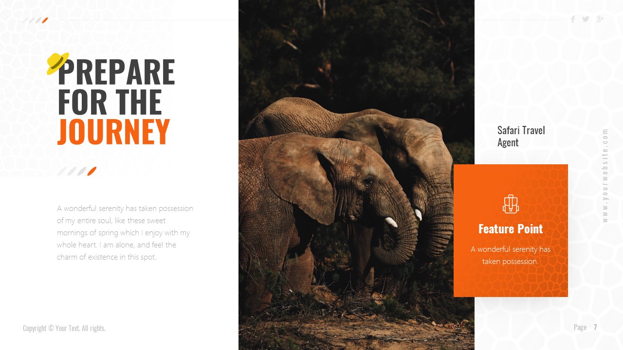 Safari Zoo Multipurpose PowerPoint Template by RRgraph | GraphicRiver