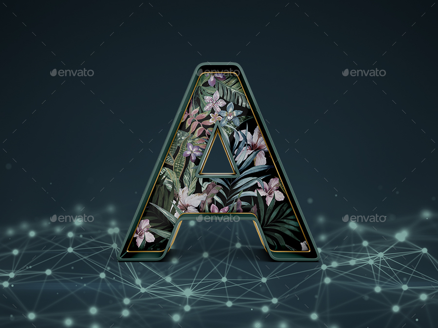 Typography / Letters Mockup, Graphics | GraphicRiver