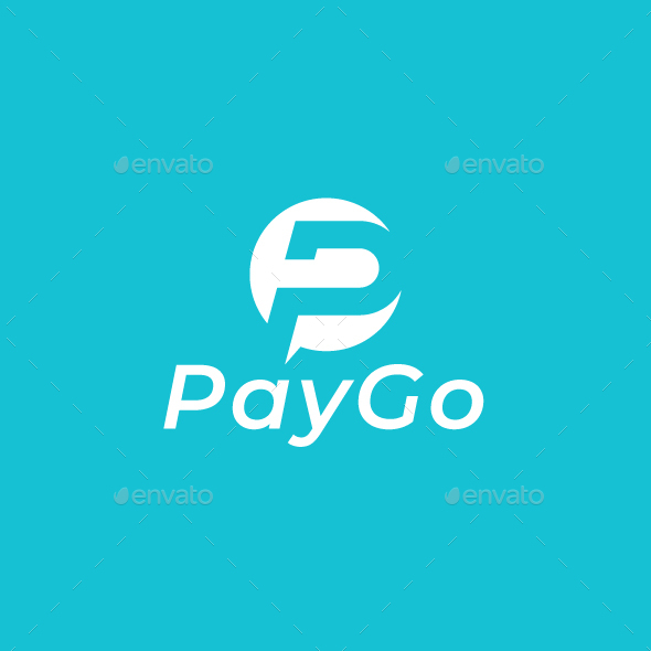 Pay Go Logo Design / P Letter, Logo Templates | GraphicRiver