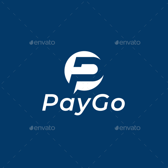 Pay Go Logo Design / P Letter, Logo Templates | GraphicRiver