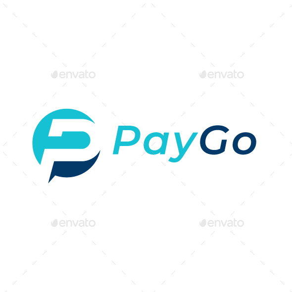 Pay Go Logo Design / P Letter, Logo Templates | GraphicRiver
