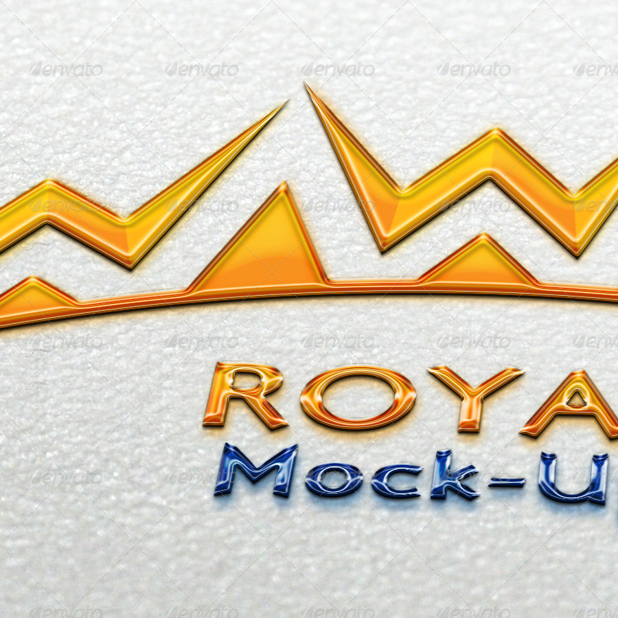 Royal Mock-Up Logo, Graphics | GraphicRiver