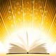 Opened Magic Book with Magic Light, Vectors | GraphicRiver