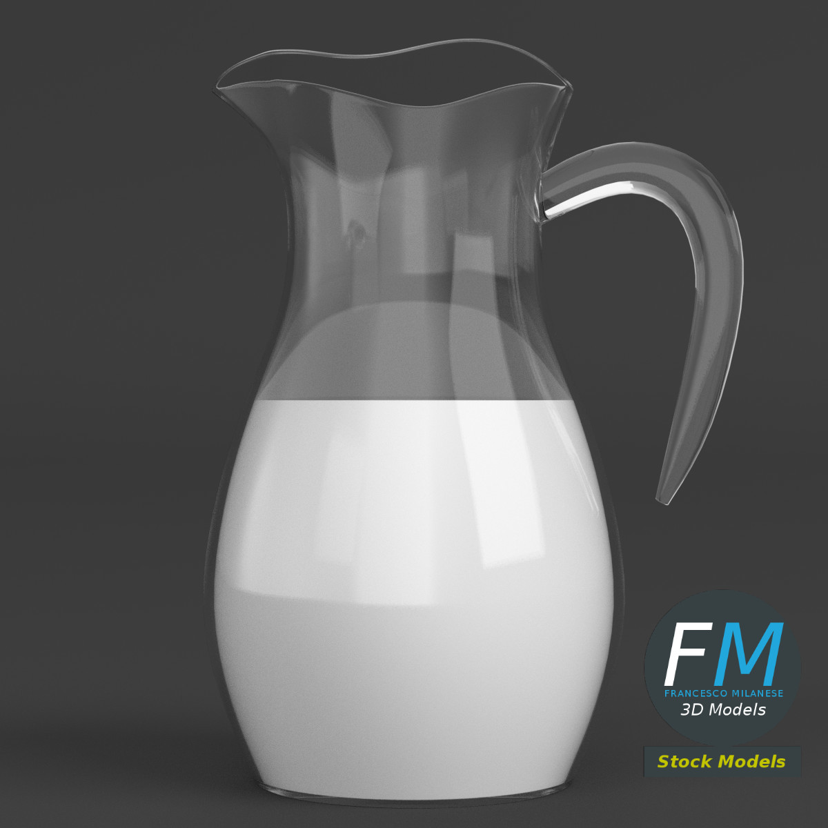 Milk carafe by FrancescoMilanese85 | 3DOcean