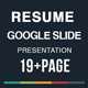 Resume Google Slide by KitCreative | GraphicRiver
