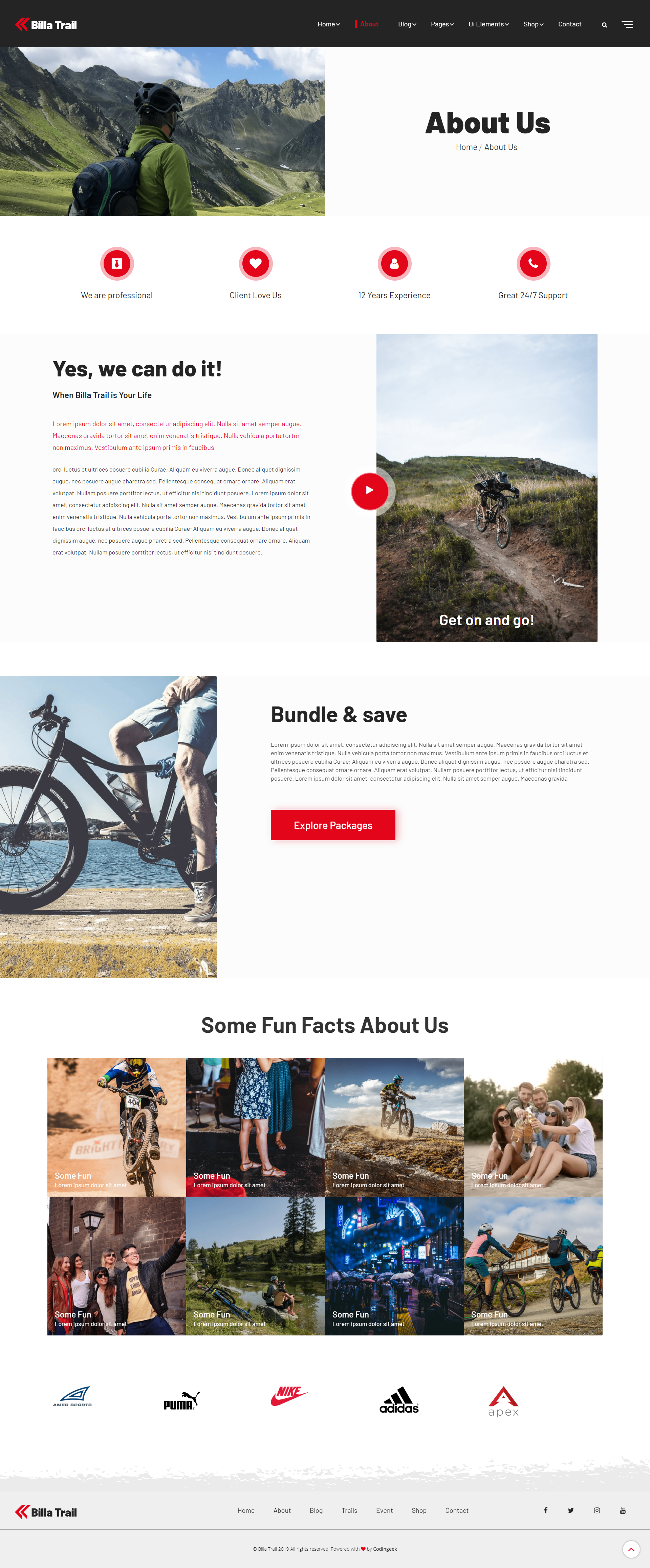 Billatrail - Motorcycle and Bike Rider HTML Template by ZwinThemes