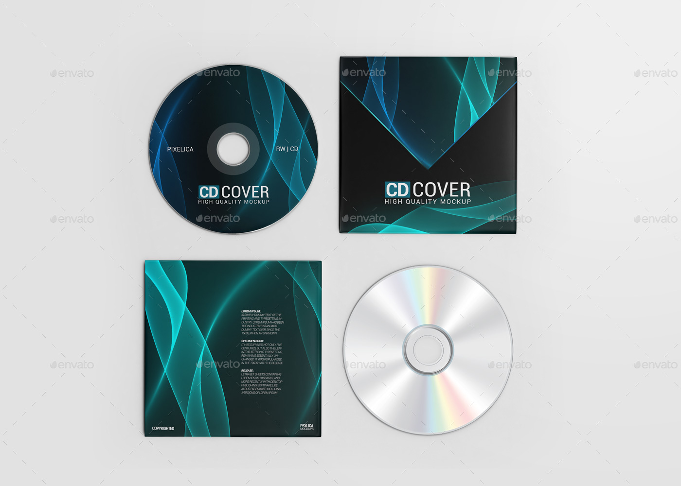 CD Cover Mockup, Graphics | GraphicRiver