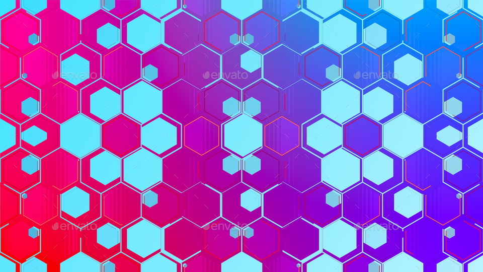 Hexagons Geometric Gradient Backgrounds, Graphics | GraphicRiver