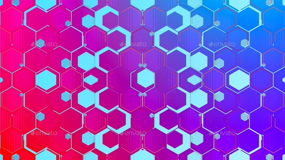 Hexagons Geometric Gradient Backgrounds, Graphics | GraphicRiver
