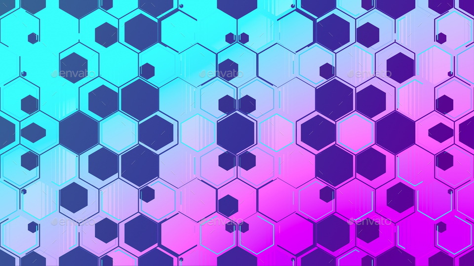 Hexagons Geometric Gradient Backgrounds, Graphics | GraphicRiver