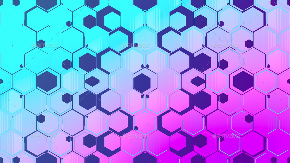 Hexagons Geometric Gradient Backgrounds, Graphics | GraphicRiver