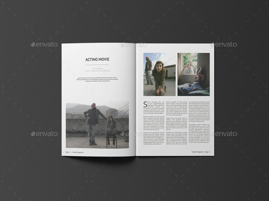 Clean & Simple Magazine, Print Templates | GraphicRiver