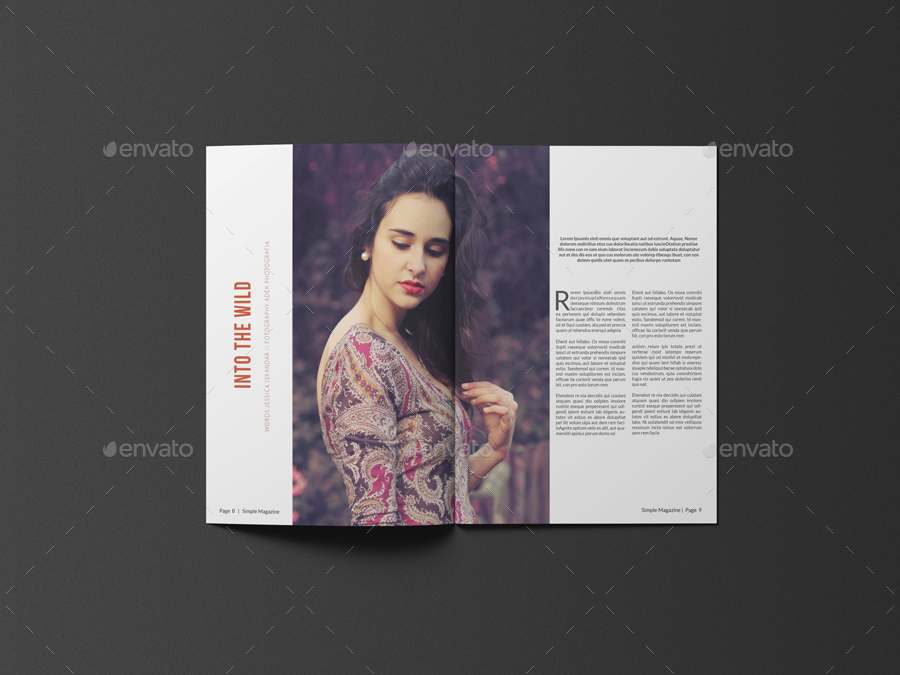Clean & Simple Magazine, Print Templates | GraphicRiver
