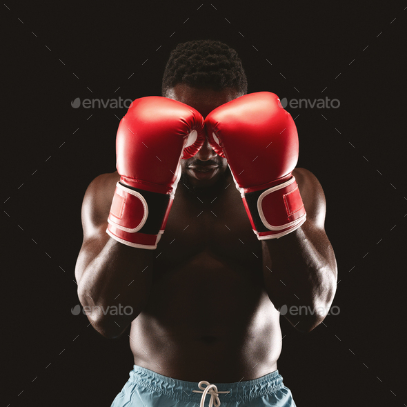 Black Professional Boxer