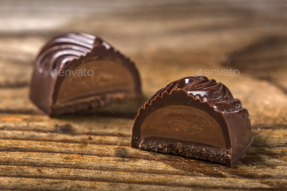One chocolate candy Stock Photo by Sebastian_Studio | PhotoDune