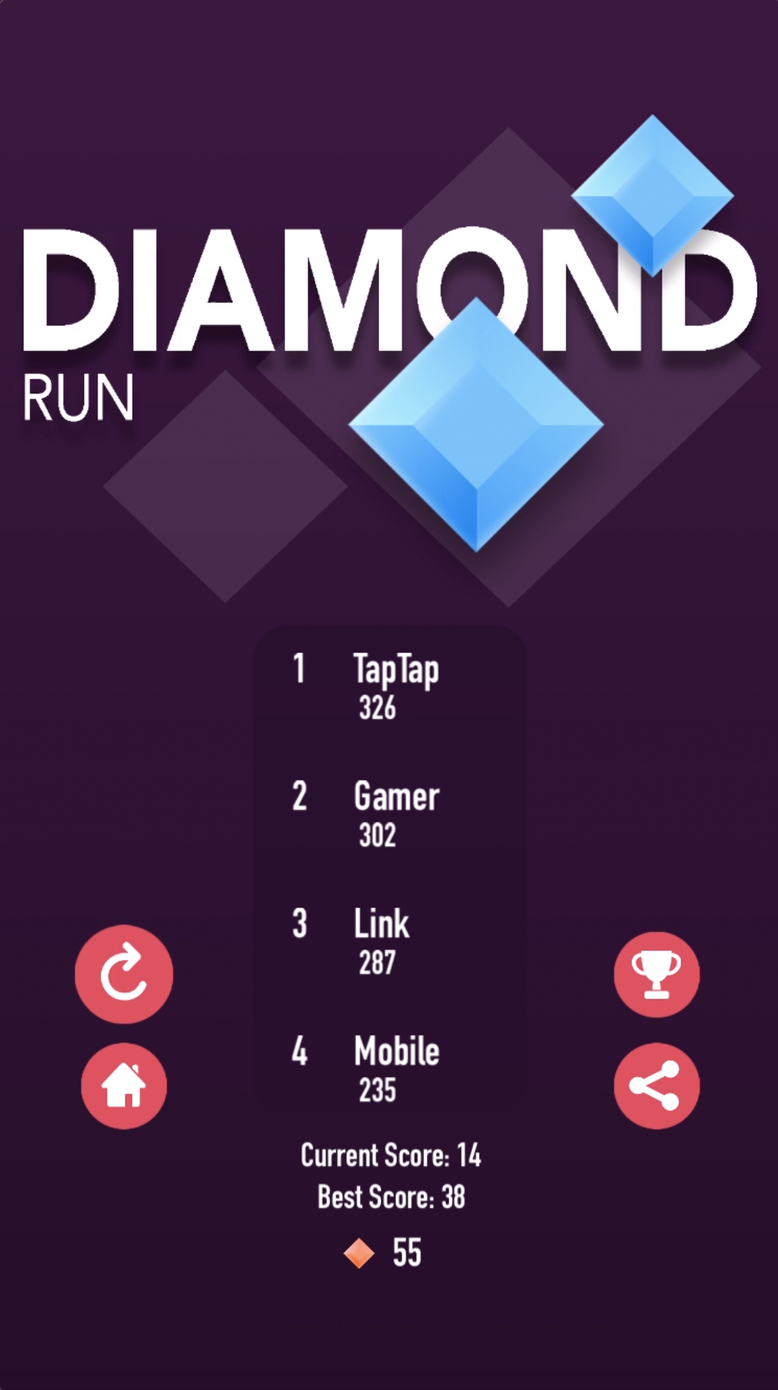 Diamond Run by TapTapStudio | CodeCanyon