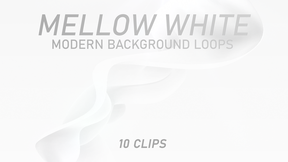 Mellow White Modern Backgrounds - 10 Clips, Motion Graphics | VideoHive